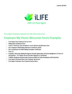 FA Employee Start-up Packet MyChoice Sample – iLIFE Financial ...