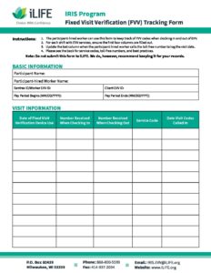 FVV Tracking IRIS – iLIFE Financial Management Services