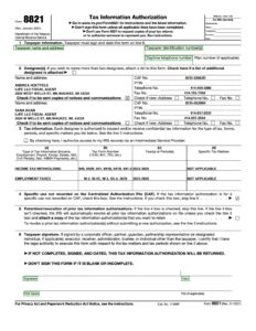 Form 8821 IRIS 2024 – iLIFE Financial Management Services