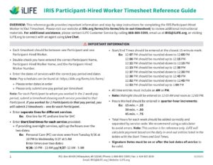 IRIS_In-Out_Timesheet_Reference_Guide – iLIFE Financial Management Services