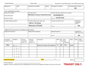MCTS Bus Pass Reduced Fare Monthly Order Form – iLIFE Financial Management Services