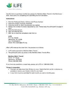 Maritime Metro Transit Manitowoc Transit Form – Fillable – iLIFE ...