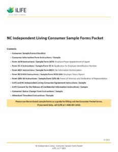 NCIL Consumer Start-up Packet Sample – iLIFE Financial Management Services